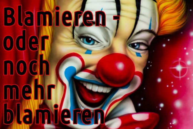 Blamieren oder noch mehr blamieren – Die Jungscharwerkstatt